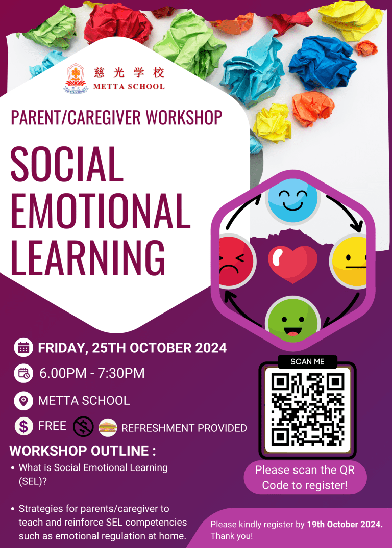 Parent/ Caregiver Workshop (Social Emotional Learning) - Metta School